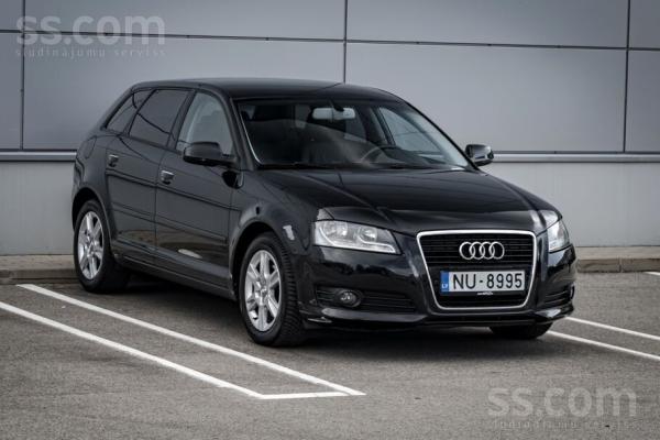 Black Audi A3 2012 in Riga, with an engine capacity of 2.00 L and mileage of 255 thousand km for 5990 €, photo 3 on AUTOMOTO.COM.LV