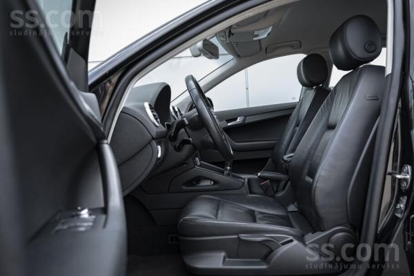 Black Audi A3 2012 in Riga, with an engine capacity of 2.00 L and mileage of 255 thousand km for 5990 €, photo 9 on AUTOMOTO.COM.LV