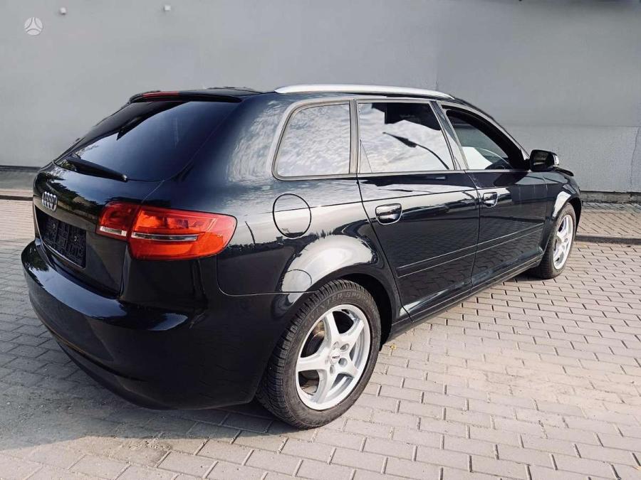 Black Audi A3 2012 in Utena, with an engine capacity of 1.97 L and mileage of 116 thousand km for 5650 €, photo 4 on AUTOMOTO.COM.LV