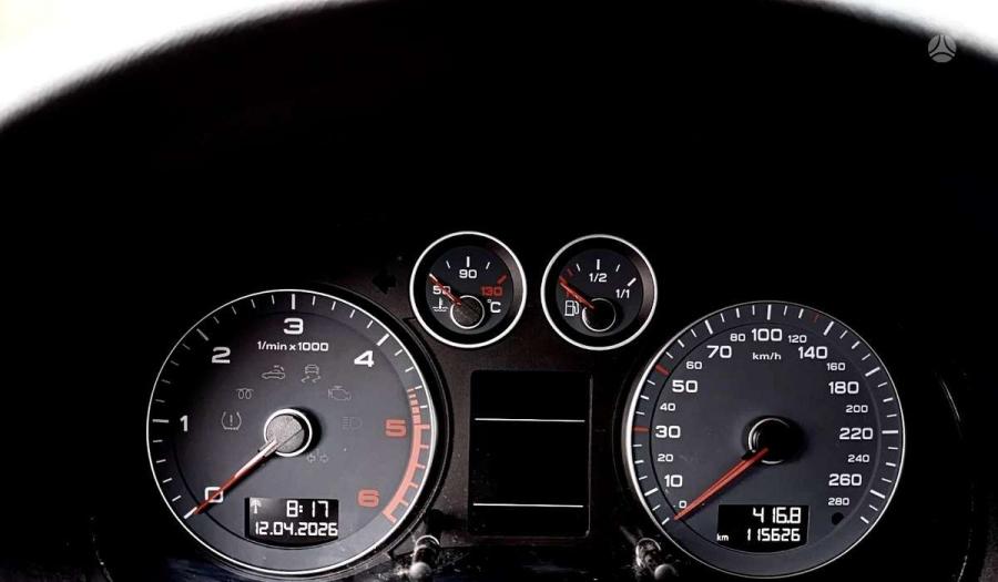 Black Audi A3 2012 in Utena, with an engine capacity of 1.97 L and mileage of 116 thousand km for 5650 €, photo 7 on AUTOMOTO.COM.LV