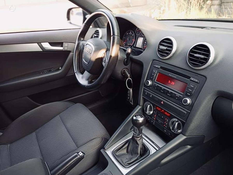 Black Audi A3 2012 in Utena, with an engine capacity of 1.97 L and mileage of 116 thousand km for 5650 €, photo 19 on AUTOMOTO.COM.LV