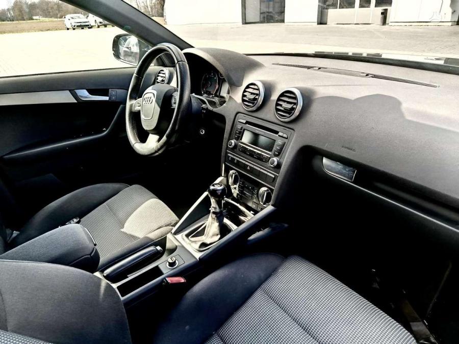 Black Audi A3 2012 in Utena, with an engine capacity of 1.97 L and mileage of 116 thousand km for 5650 €, photo 36 on AUTOMOTO.COM.LV