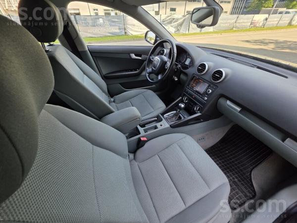 Black Audi A3 2012 in Riga, with an engine capacity of 1.60 L and mileage of 185 thousand km for 6000 €, photo 7 on AUTOMOTO.COM.LV