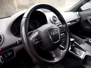 Black Audi A3 2012 in Utena, with an engine capacity of 2.00 L and mileage of 116 thousand km for 5650 €, photo 25 on AUTOMOTO.COM.LV