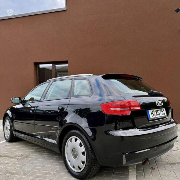 Black Audi A3 2012 in Kaisiadorys, with an engine capacity of 1.20 L and mileage of 188 thousand km for 3850 €, photo 6 on AUTOMOTO.COM.LV