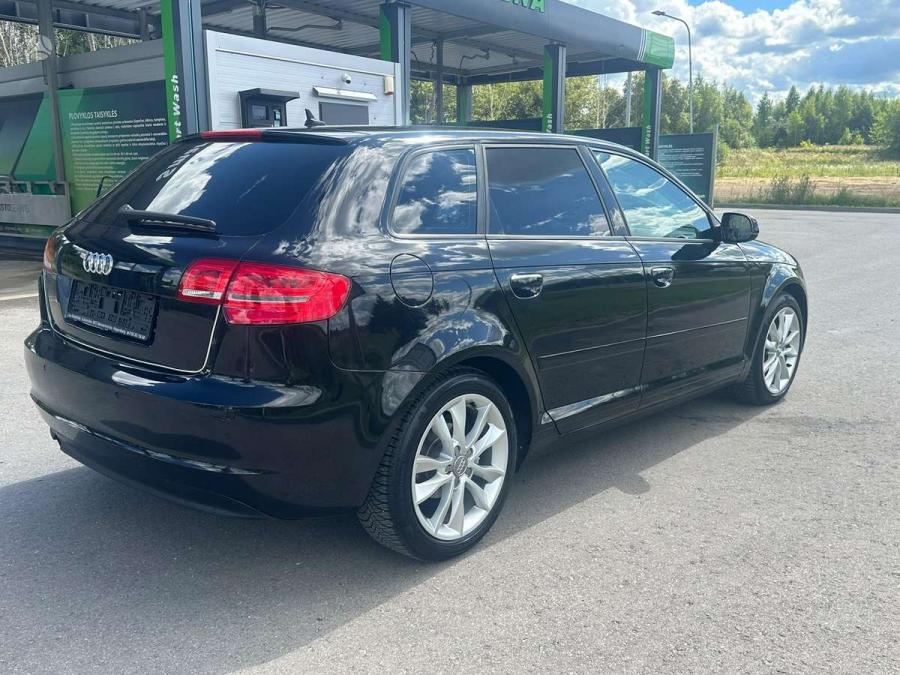 Black Audi A3 2012 in Utena, with an engine capacity of 2.00 L and mileage of 251 thousand km for 6450 €, photo 11 on AUTOMOTO.COM.LV