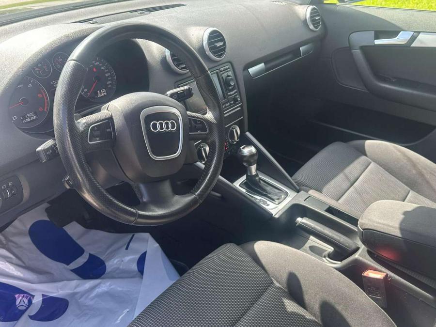 Black Audi A3 2012 in Utena, with an engine capacity of 2.00 L and mileage of 251 thousand km for 6450 €, photo 23 on AUTOMOTO.COM.LV