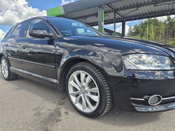 Black Audi A3 2012 in Utena, with an engine capacity of 2.00 L and mileage of 251 thousand km for 6350 €, photo 8 on AUTOMOTO.COM.LV