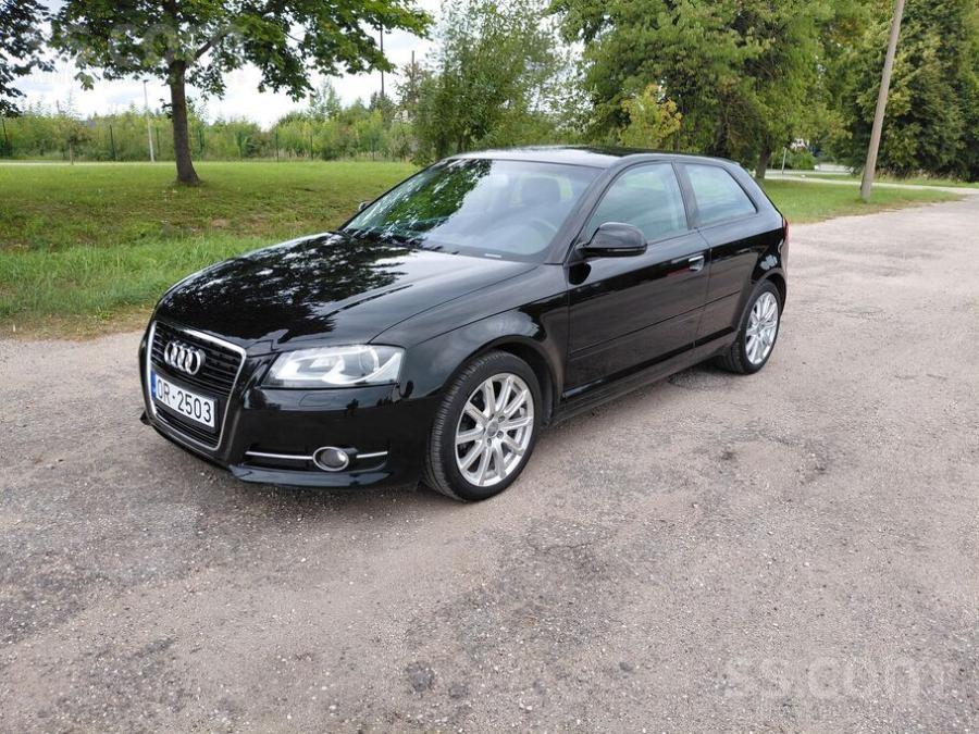 Melns Audi A3 2012 Talsi, ar dzinēja tilpumu 1.60 L un nobraukumu 248 tūkst. km par 5700 €, foto 1 vietnē AUTOMOTO.COM.LV