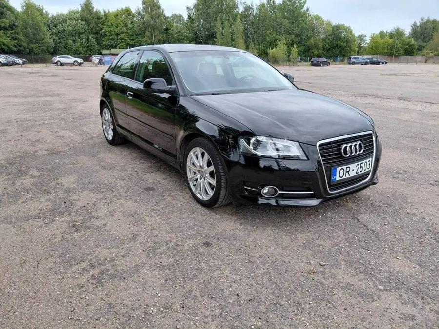 Black Audi A3 2012 in Talsi, with an engine capacity of 1.60 L and mileage of 248 thousand km for 5700 €, photo 4 on AUTOMOTO.COM.LV