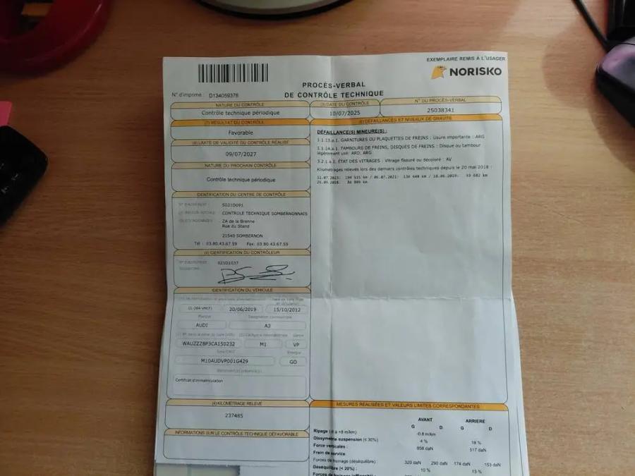 Black Audi A3 2012 in Talsi, with an engine capacity of 1.60 L and mileage of 248 thousand km for 5700 €, photo 16 on AUTOMOTO.COM.LV