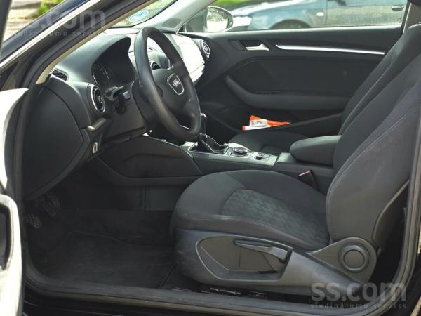 Black Audi A3 2012 in Liepaja, with an engine capacity of 1.40 L and mileage of 156 thousand km for 6300 €, photo 9 on AUTOMOTO.COM.LV