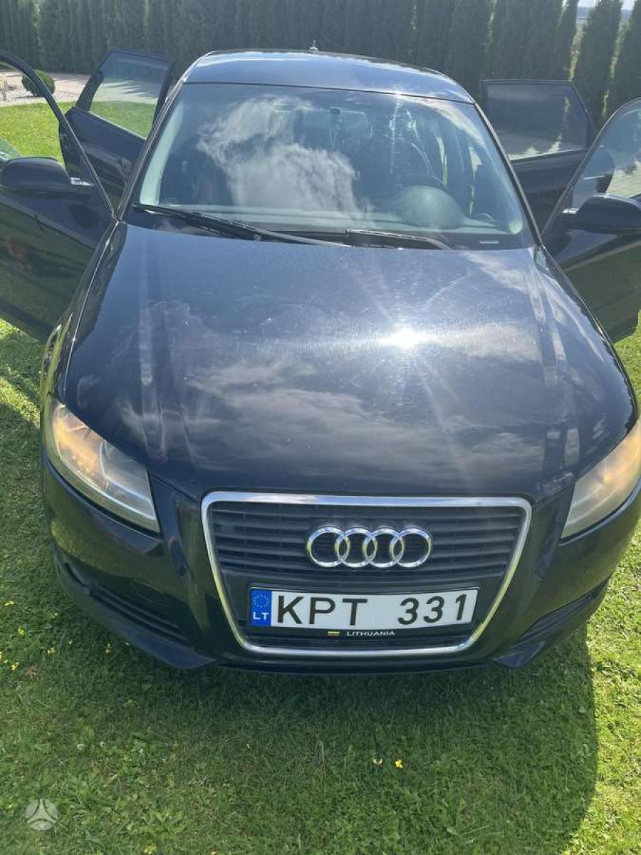 Melns Audi A3 2012 Viļņa, ar dzinēja tilpumu 1.97 L un nobraukumu 135 tūkst. km par 3600 €, foto 1 vietnē AUTOMOTO.COM.LV