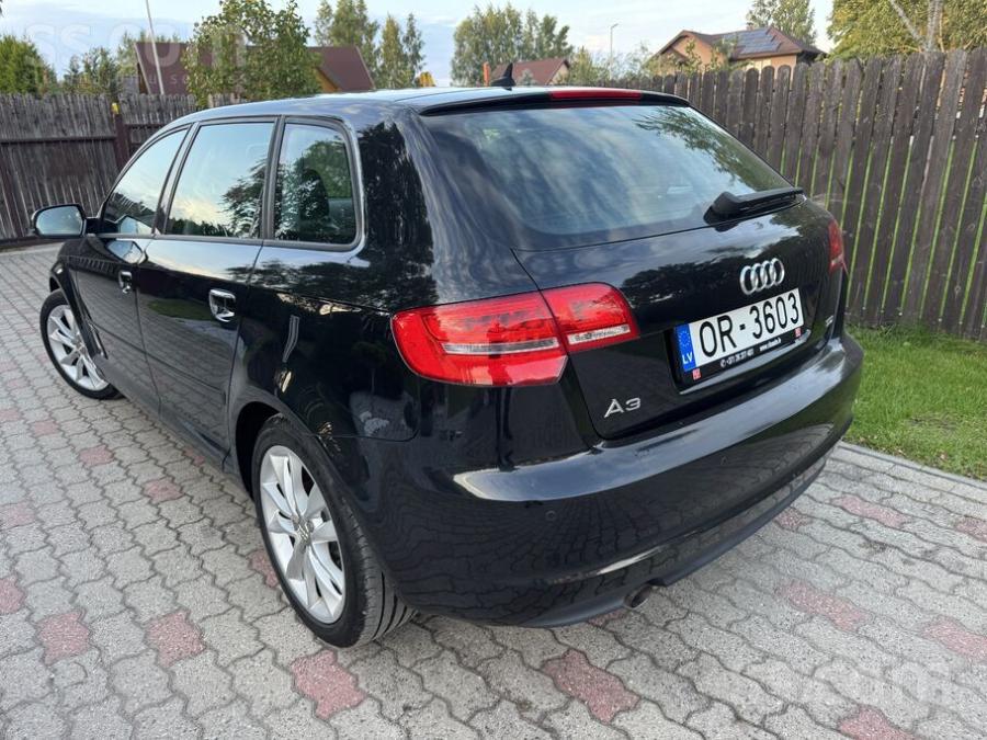 Melns Audi A3 2012 Ogre, ar dzinēja tilpumu 2.00 L un nobraukumu 250 tūkst. km par 6500 €, foto 8 vietnē AUTOMOTO.COM.LV