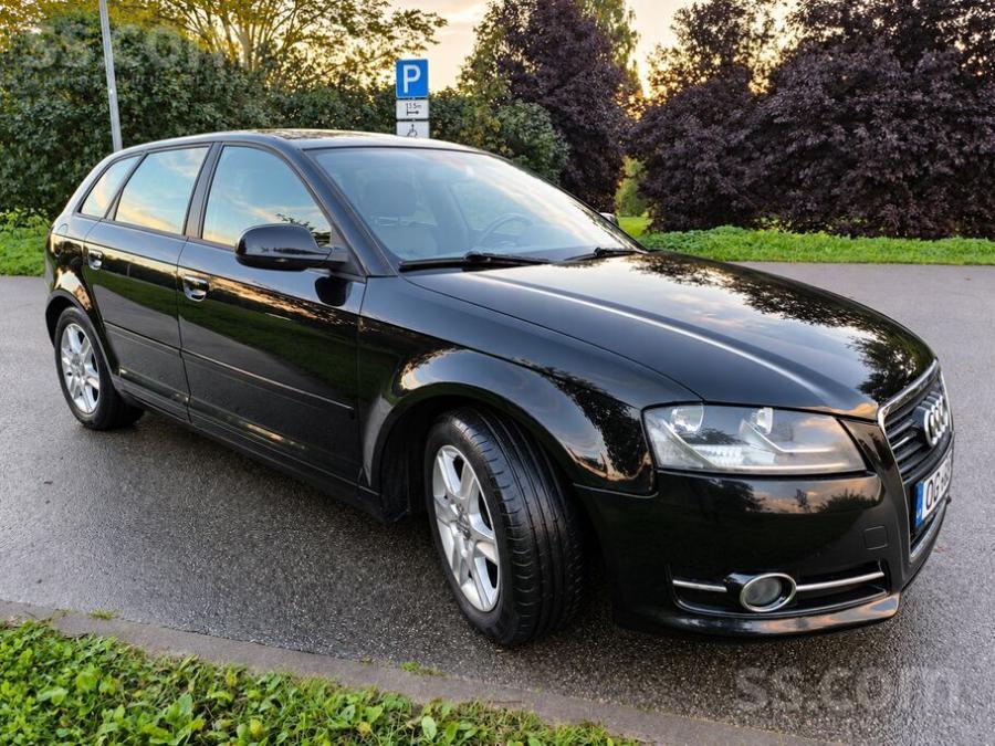 Черный Ауди А3 2012 в Рига, объемом двигателя 1.60 л и пробегом 192 тыс. км за 7500 €, фото 5 на AUTOMOTO.COM.LV