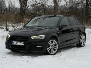 Black Audi A3 2013 in Riga, with an engine capacity of 2.00 L and mileage of 0 thousand km for 10990 €, photo 2 on AUTOMOTO.COM.LV