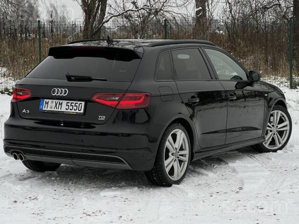 Melns Audi A3 2013 Rīga, ar dzinēja tilpumu 2.00 L un nobraukumu 0 tūkst. km par 10990 €, foto 7 vietnē AUTOMOTO.COM.LV