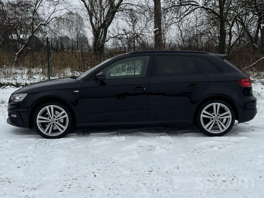Black Audi A3 2013 in Riga, with an engine capacity of 2.00 L and mileage of 0 thousand km for 10990 €, photo 13 on AUTOMOTO.COM.LV