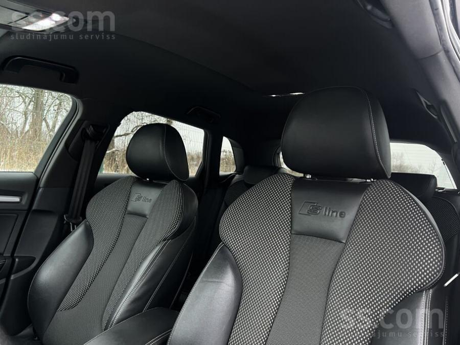 Black Audi A3 2013 in Riga, with an engine capacity of 2.00 L and mileage of 0 thousand km for 10990 €, photo 19 on AUTOMOTO.COM.LV