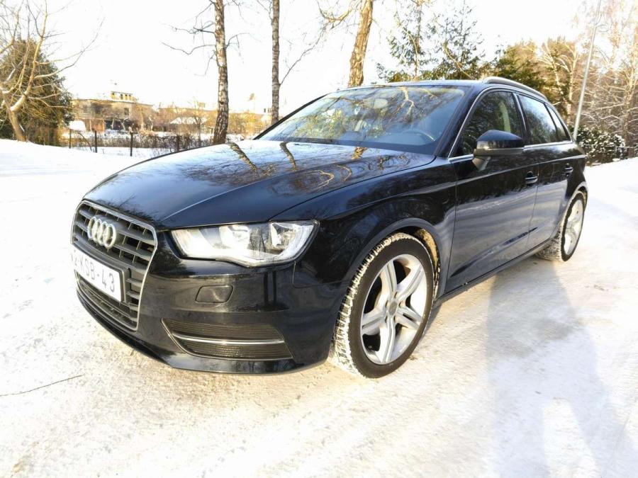 Black Audi A3 2013 in Siauliai, with an engine capacity of 1.60 L and mileage of 291 thousand km for 6600 €, photo 1 on AUTOMOTO.COM.LV