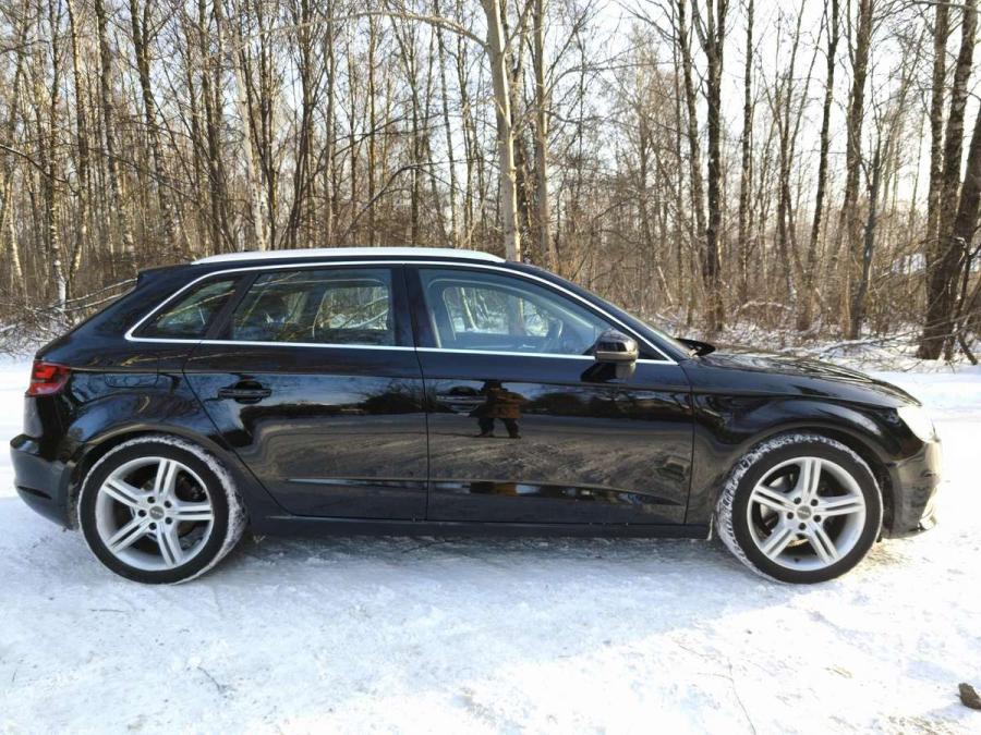 Black Audi A3 2013 in Siauliai, with an engine capacity of 1.60 L and mileage of 291 thousand km for 6600 €, photo 3 on AUTOMOTO.COM.LV