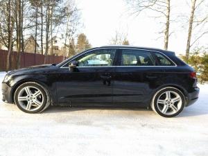 Black Audi A3 2013 in Siauliai, with an engine capacity of 1.60 L and mileage of 291 thousand km for 6600 €, photo 6 on AUTOMOTO.COM.LV