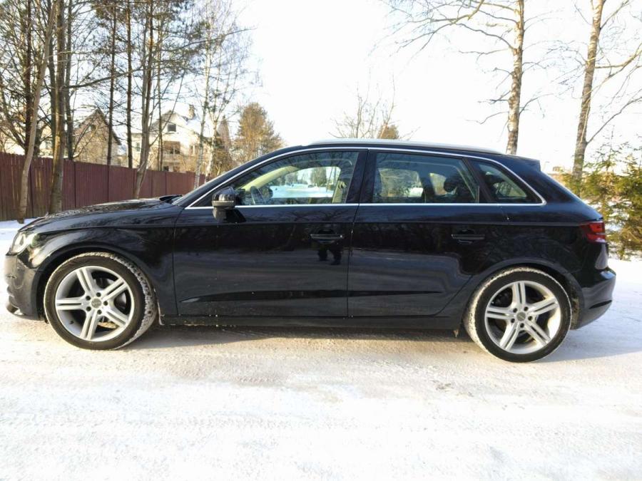 Black Audi A3 2013 in Siauliai, with an engine capacity of 1.60 L and mileage of 291 thousand km for 6600 €, photo 6 on AUTOMOTO.COM.LV