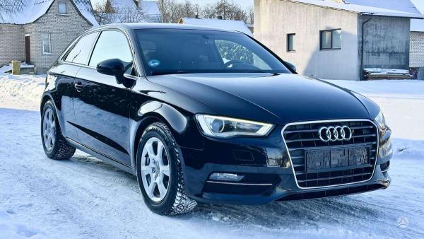 Black Audi A3 2013 in Raseiniai, with an engine capacity of 2.00 L and mileage of 290 thousand km for 7690 €, photo 1 on AUTOMOTO.COM.LV