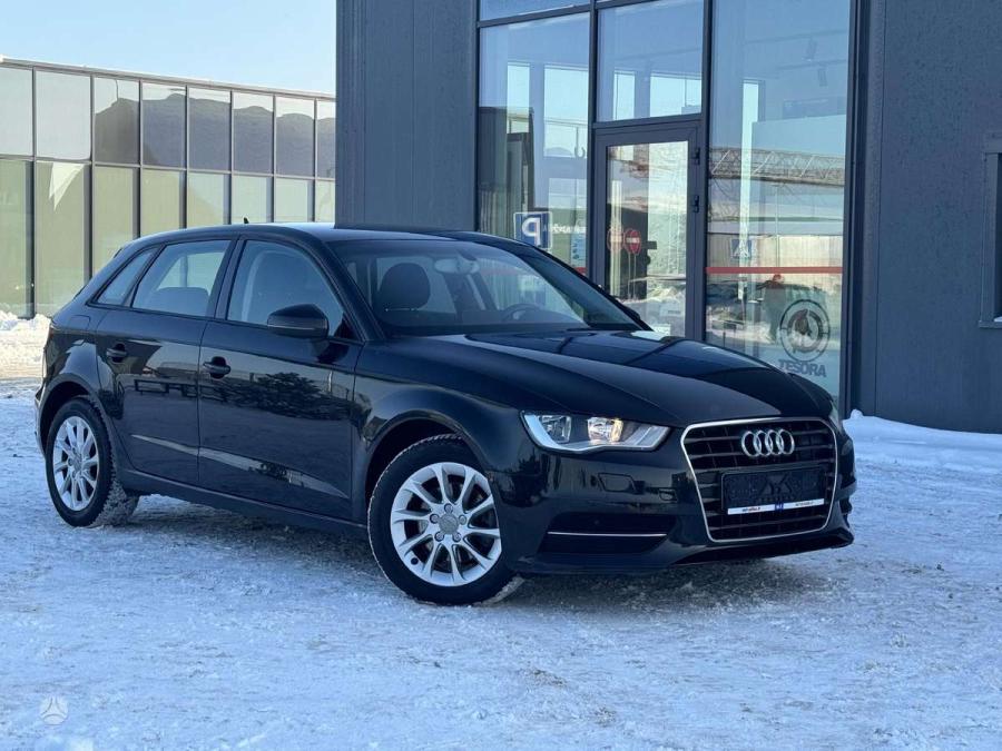 Black Audi A3 2013 in Siauliai, with an engine capacity of 1.60 L and mileage of 215 thousand km for 6700 €, photo 1 on AUTOMOTO.COM.LV