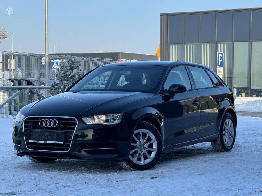 Black Audi A3 2013 in Siauliai, with an engine capacity of 1.60 L and mileage of 215 thousand km for 6700 €, photo 2 on AUTOMOTO.COM.LV