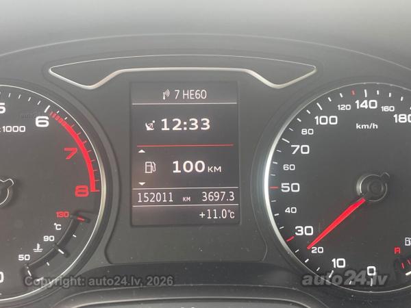 Black Audi A3 2013 in Mustvee, with an engine capacity of 1.40 L and mileage of 152 thousand km for 10000 €, photo 1 on AUTOMOTO.COM.LV