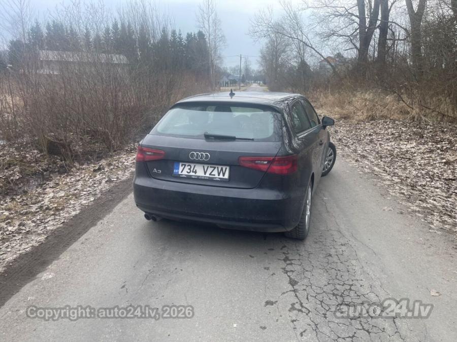 Black Audi A3 2013 in Mustvee, with an engine capacity of 1.40 L and mileage of 152 thousand km for 10000 €, photo 4 on AUTOMOTO.COM.LV