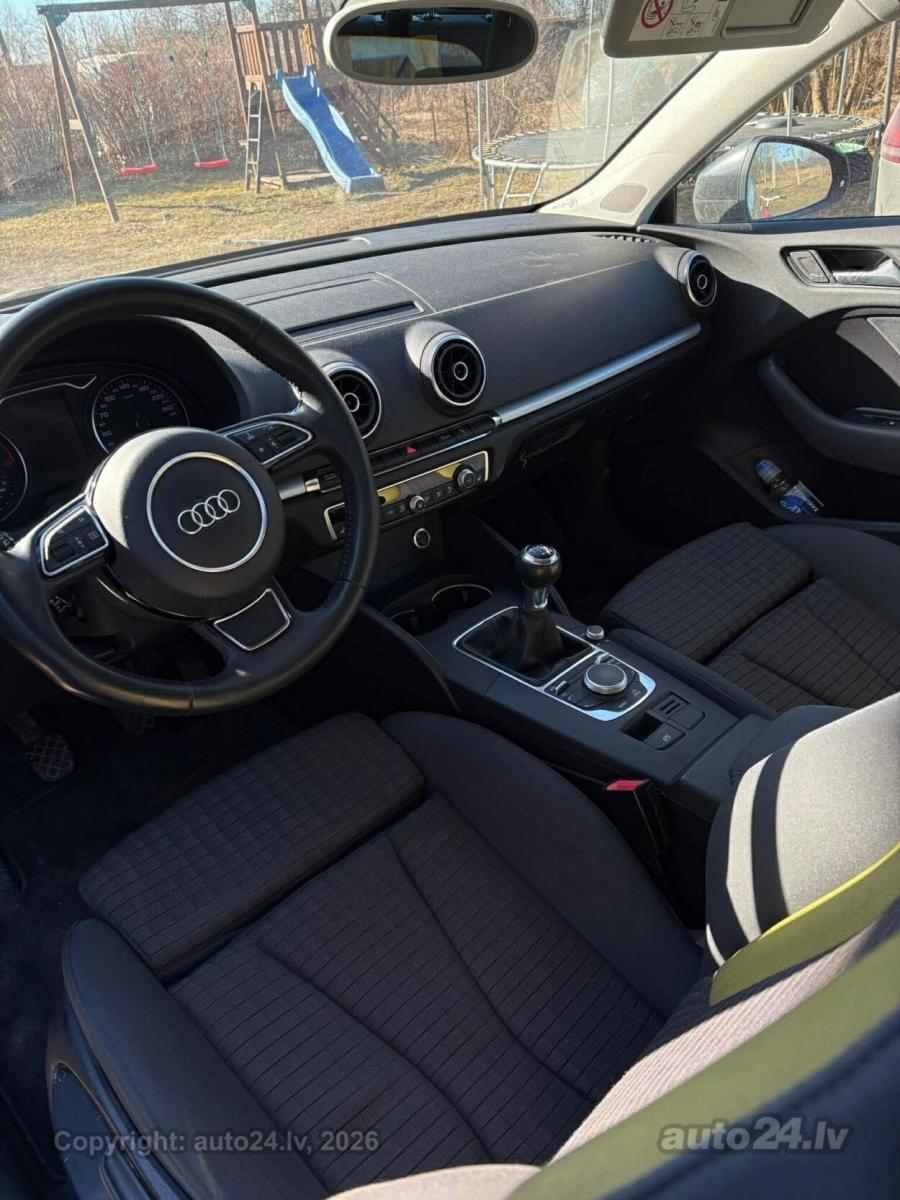Black Audi A3 2013 in Mustvee, with an engine capacity of 1.40 L and mileage of 152 thousand km for 10000 €, photo 8 on AUTOMOTO.COM.LV