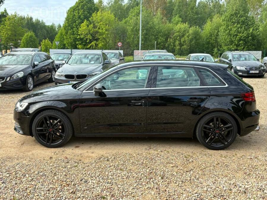 Black Audi A3 2013 in Kuldiga, with an engine capacity of 1.40 L and mileage of 253 thousand km for 8690 €, photo 6 on AUTOMOTO.COM.LV