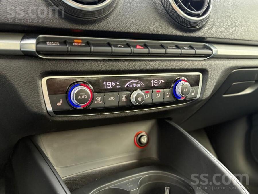 Black Audi A3 2013 in Kuldiga, with an engine capacity of 1.40 L and mileage of 253 thousand km for 8690 €, photo 21 on AUTOMOTO.COM.LV