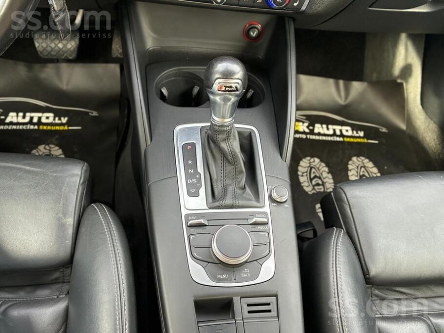 Black Audi A3 2013 in Kuldiga, with an engine capacity of 1.40 L and mileage of 253 thousand km for 8690 €, photo 23 on AUTOMOTO.COM.LV