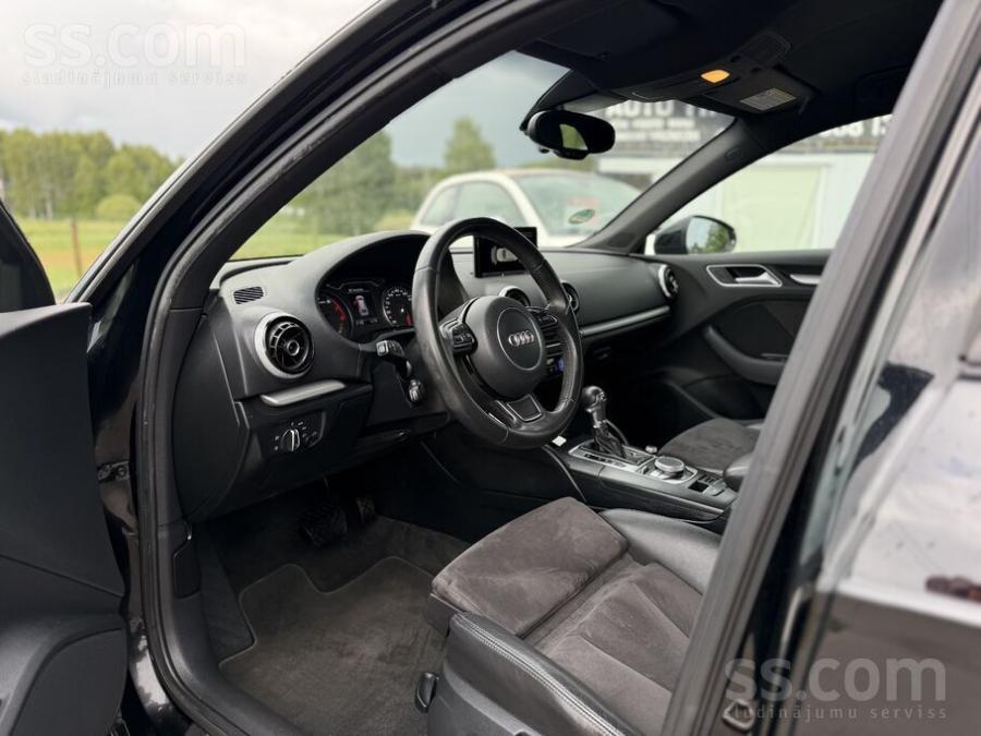 Black Audi A3 2013 in Ogre, with an engine capacity of 1.80 L and mileage of 248 thousand km for 9750 €, photo 15 on AUTOMOTO.COM.LV