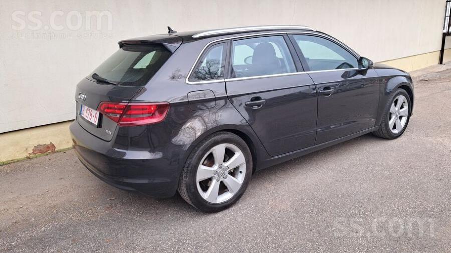 Black Audi A3 2013 in Ogre, with an engine capacity of 1.40 L and mileage of 238 thousand km for 7850 €, photo 5 on AUTOMOTO.COM.LV