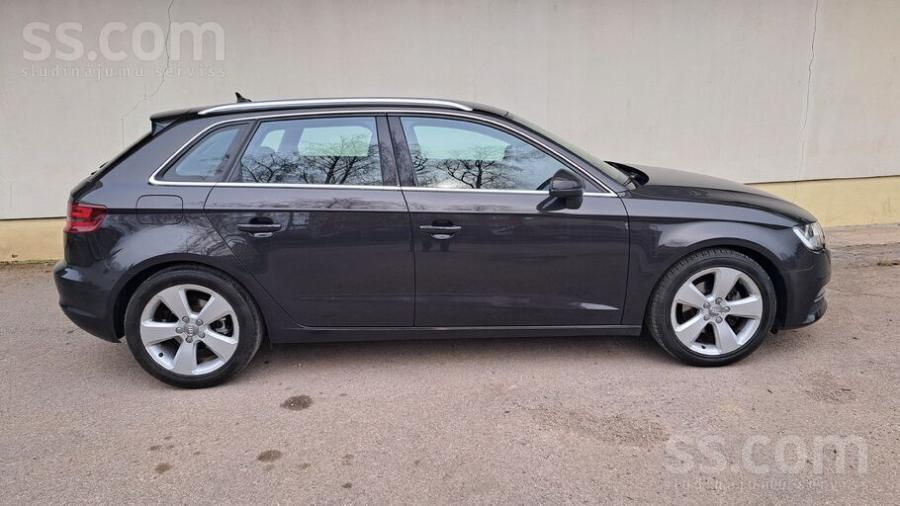 Black Audi A3 2013 in Ogre, with an engine capacity of 1.40 L and mileage of 238 thousand km for 7850 €, photo 7 on AUTOMOTO.COM.LV