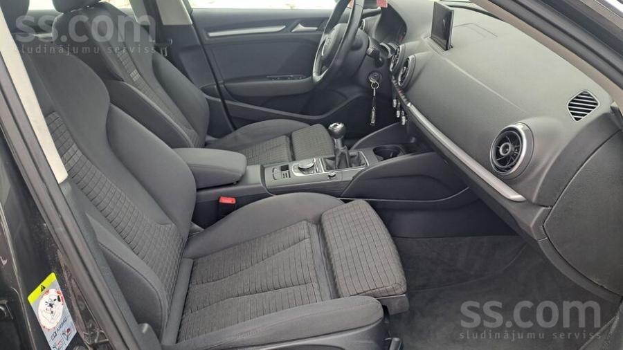 Black Audi A3 2013 in Ogre, with an engine capacity of 1.40 L and mileage of 238 thousand km for 7850 €, photo 14 on AUTOMOTO.COM.LV