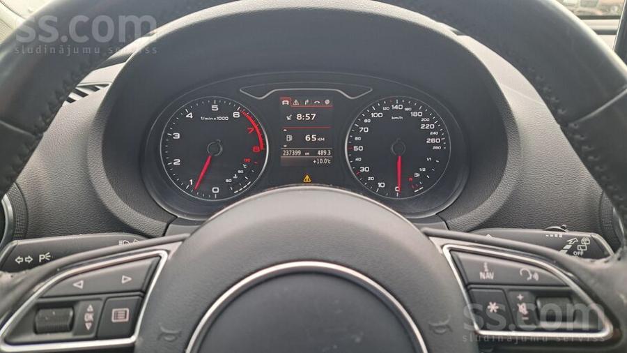 Black Audi A3 2013 in Ogre, with an engine capacity of 1.40 L and mileage of 238 thousand km for 7850 €, photo 17 on AUTOMOTO.COM.LV