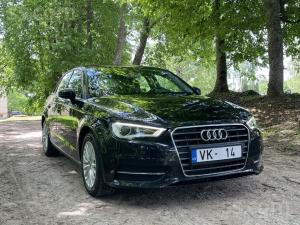 Melns Audi A3 2013 Ogre, ar dzinēja tilpumu 1.60 L un nobraukumu 275 tūkst. km par 6990 €, foto  vietnē AUTOMOTO.COM.LV