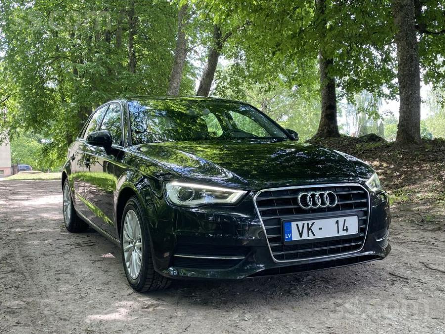 Melns Audi A3 2013 Ogre, ar dzinēja tilpumu 1.60 L un nobraukumu 275 tūkst. km par 6990 €, foto 1 vietnē AUTOMOTO.COM.LV