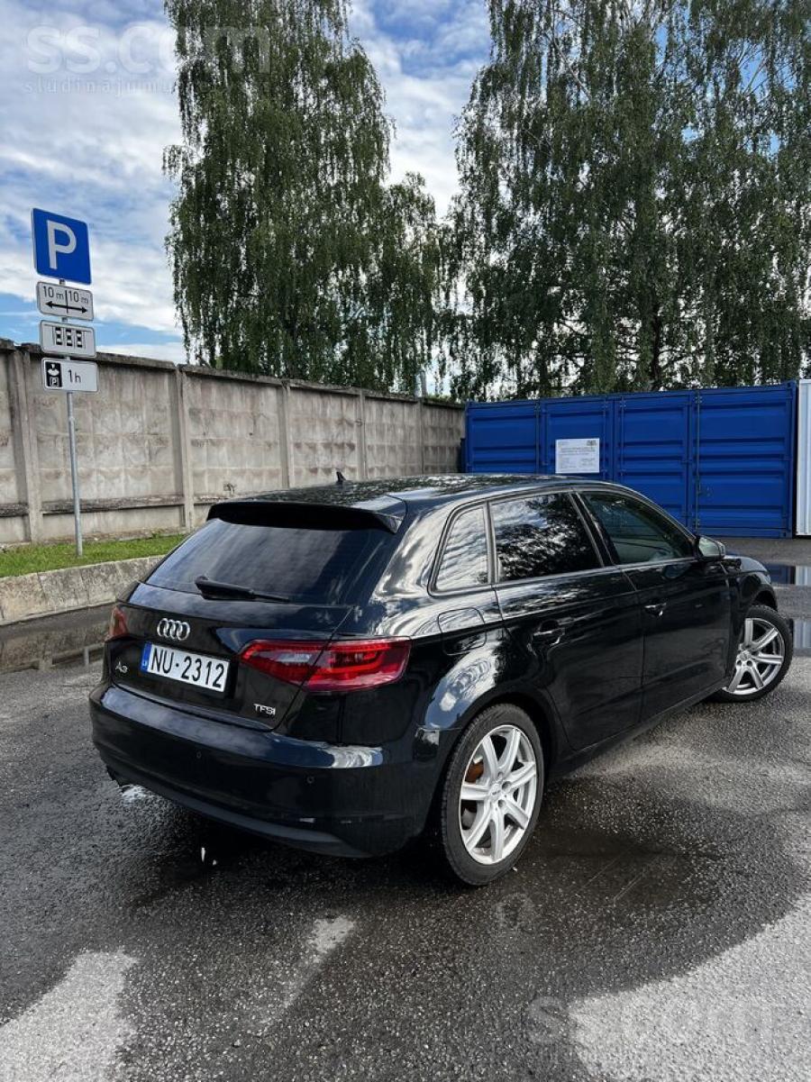 Melns Audi A3 2013 Rīga, ar dzinēja tilpumu 1.40 L un nobraukumu 214 tūkst. km par 8000 €, foto 3 vietnē AUTOMOTO.COM.LV