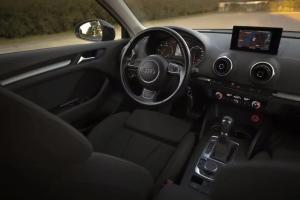 Black Audi A3 2013 in Jelgava, with an engine capacity of 2.00 L and mileage of 240 thousand km for 10990 €, photo 8 on AUTOMOTO.COM.LV