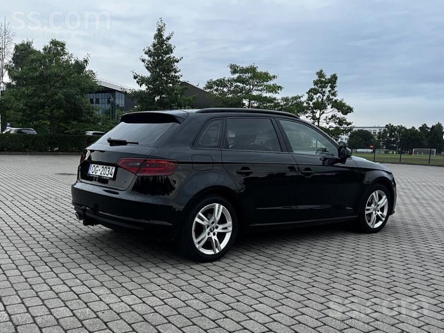Black Audi A3 2013 in Jelgava, with an engine capacity of 2.00 L and mileage of 585 thousand km for 4250 €, photo 3 on AUTOMOTO.COM.LV