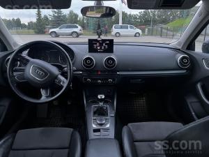 Black Audi A3 2013 in Jelgava, with an engine capacity of 2.00 L and mileage of 585 thousand km for 4250 €, photo 7 on AUTOMOTO.COM.LV