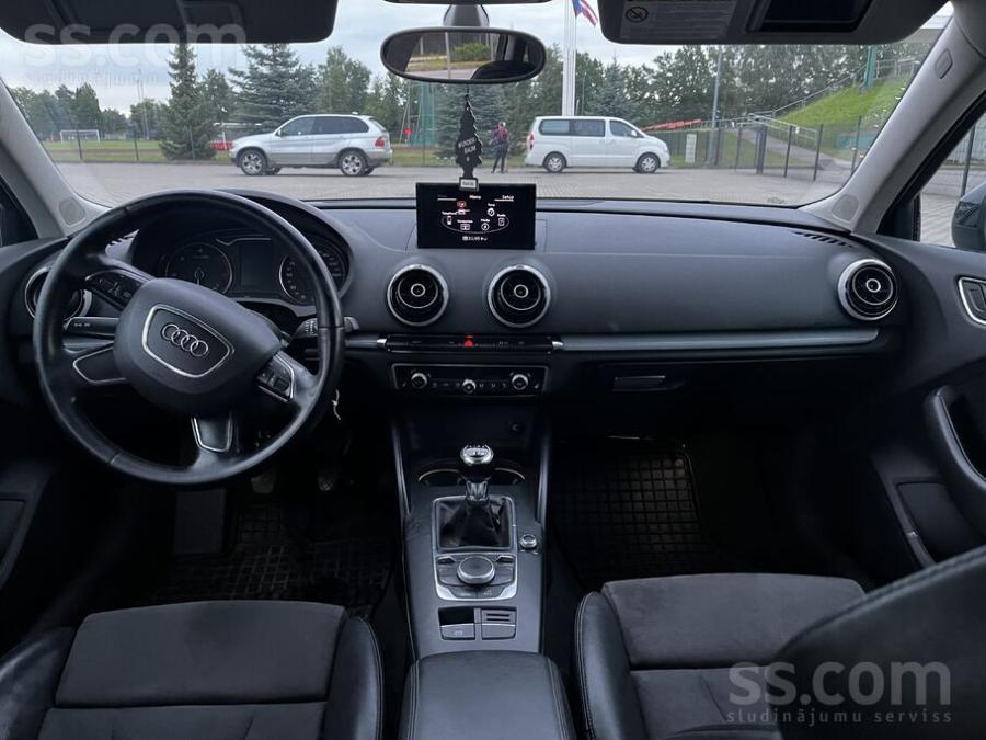 Black Audi A3 2013 in Jelgava, with an engine capacity of 2.00 L and mileage of 585 thousand km for 4250 €, photo 7 on AUTOMOTO.COM.LV
