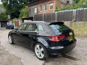 Black Audi A3 2013 in Kaunas, with an engine capacity of 1.39 L and mileage of 113 thousand km for 8200 €, photo 4 on AUTOMOTO.COM.LV