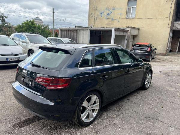Melns Audi A3 2013 Kauņa, ar dzinēja tilpumu 1.39 L un nobraukumu 113 tūkst. km par 8200 €, foto 5 vietnē AUTOMOTO.COM.LV